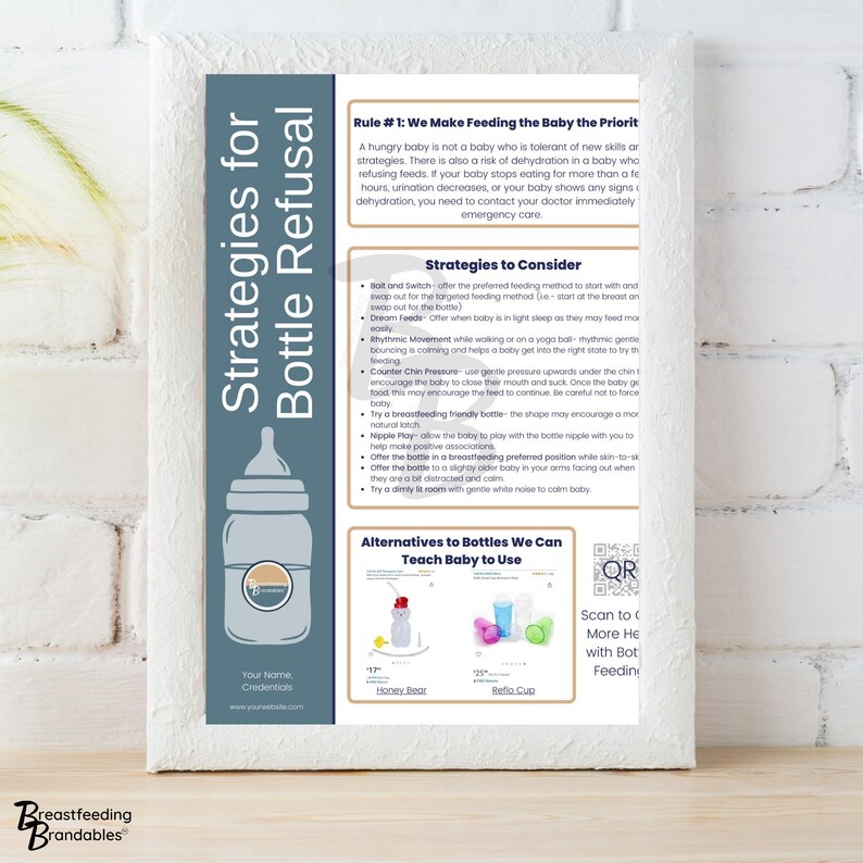 Bottle Refusal Strategies, Lactation Education Client Template ...