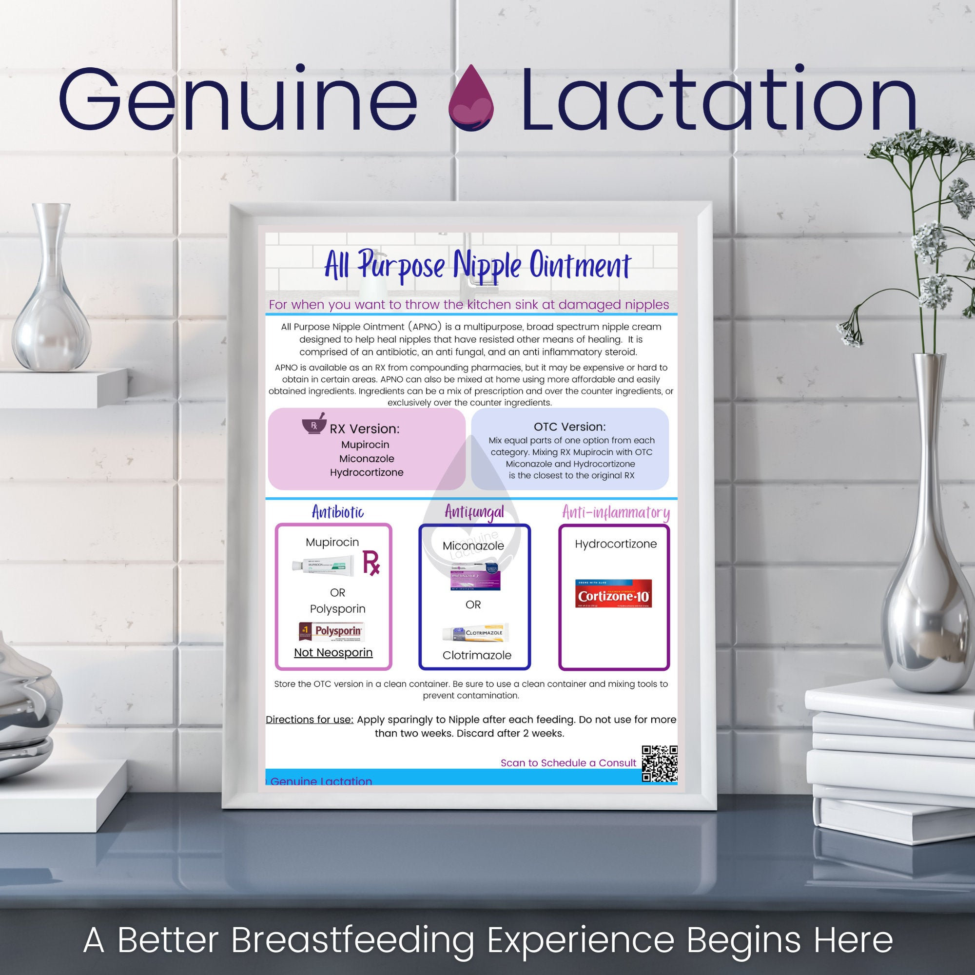 All Purpose Nipple Ointment Parent Breastfeeding Handout Nursing ...