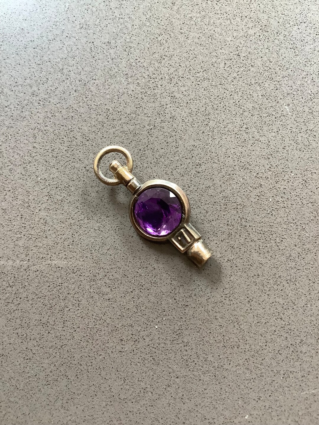 Antique Dainty Mini Pocket Watch Key Brilliant Cut 9 Mm Round Brazil ...