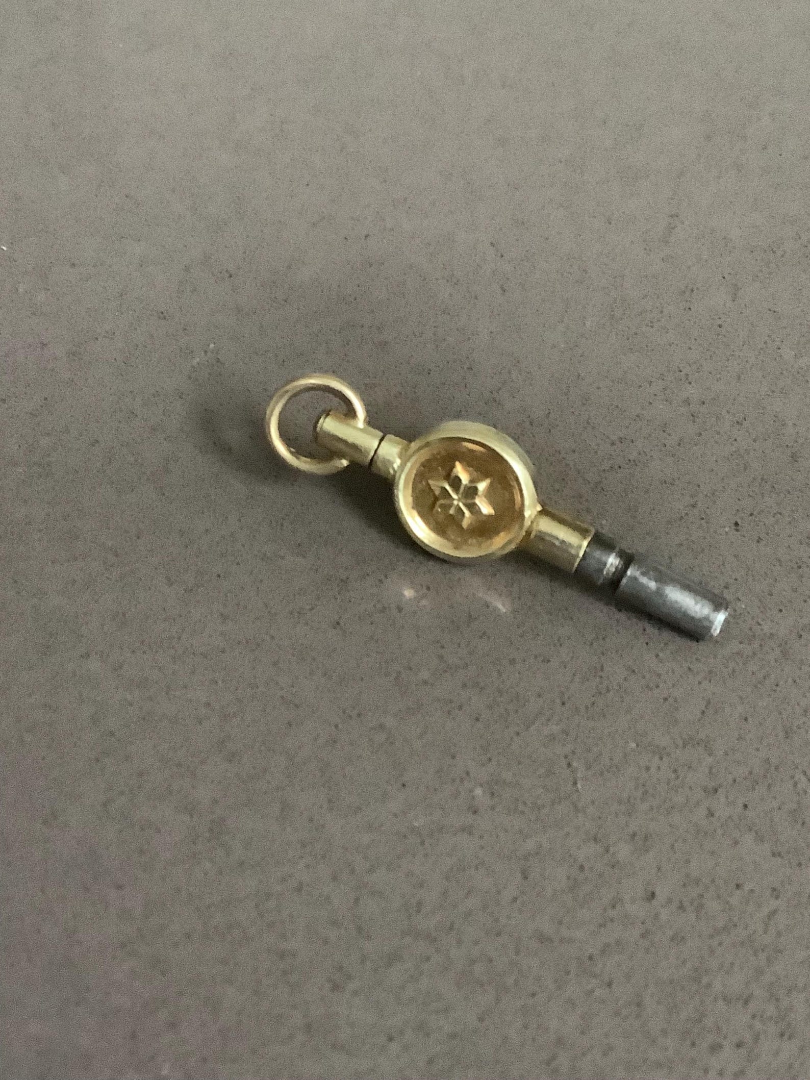 Antique Victorian Pocket Watch Key Yellow Jade Round Cabochon Swivel ...