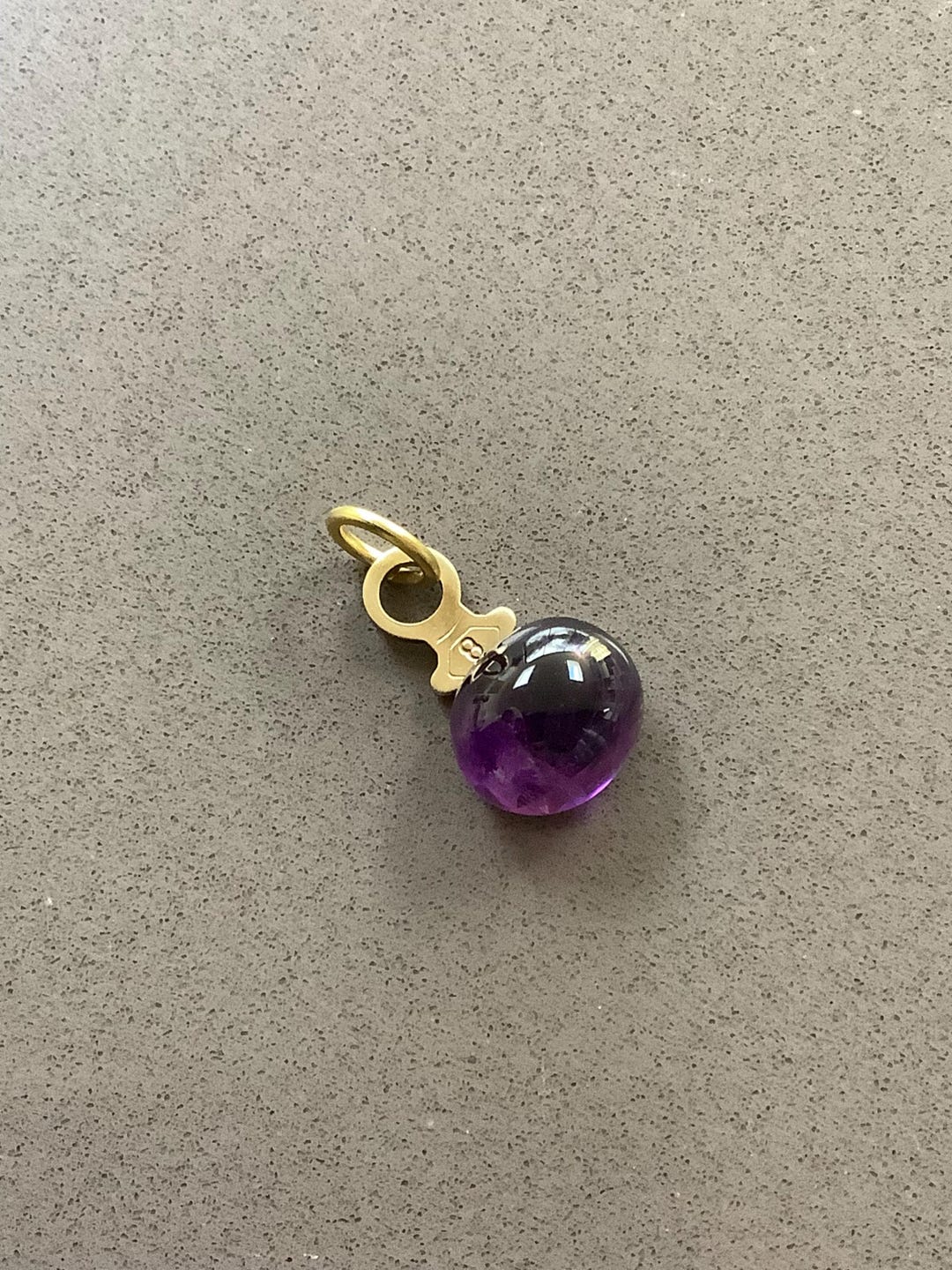 Antique Pocket Watch Key 10 X 12 Mm Oval Purple Amethyst Cabochon ...