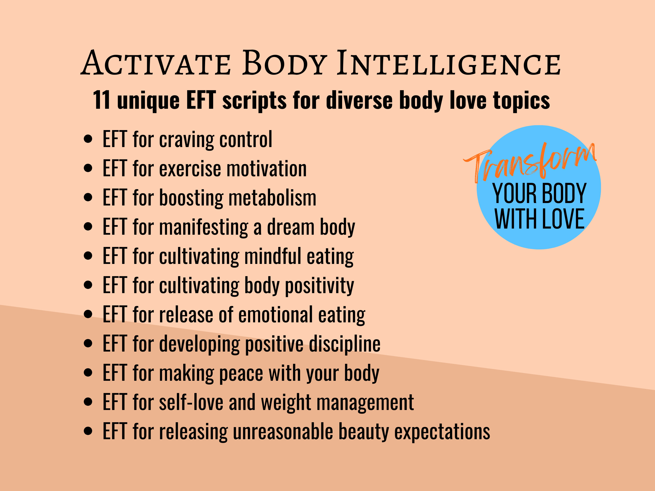 EFT Tapping Scripts for Weight Loss Dream Body Affirmations EFT Healthy ...