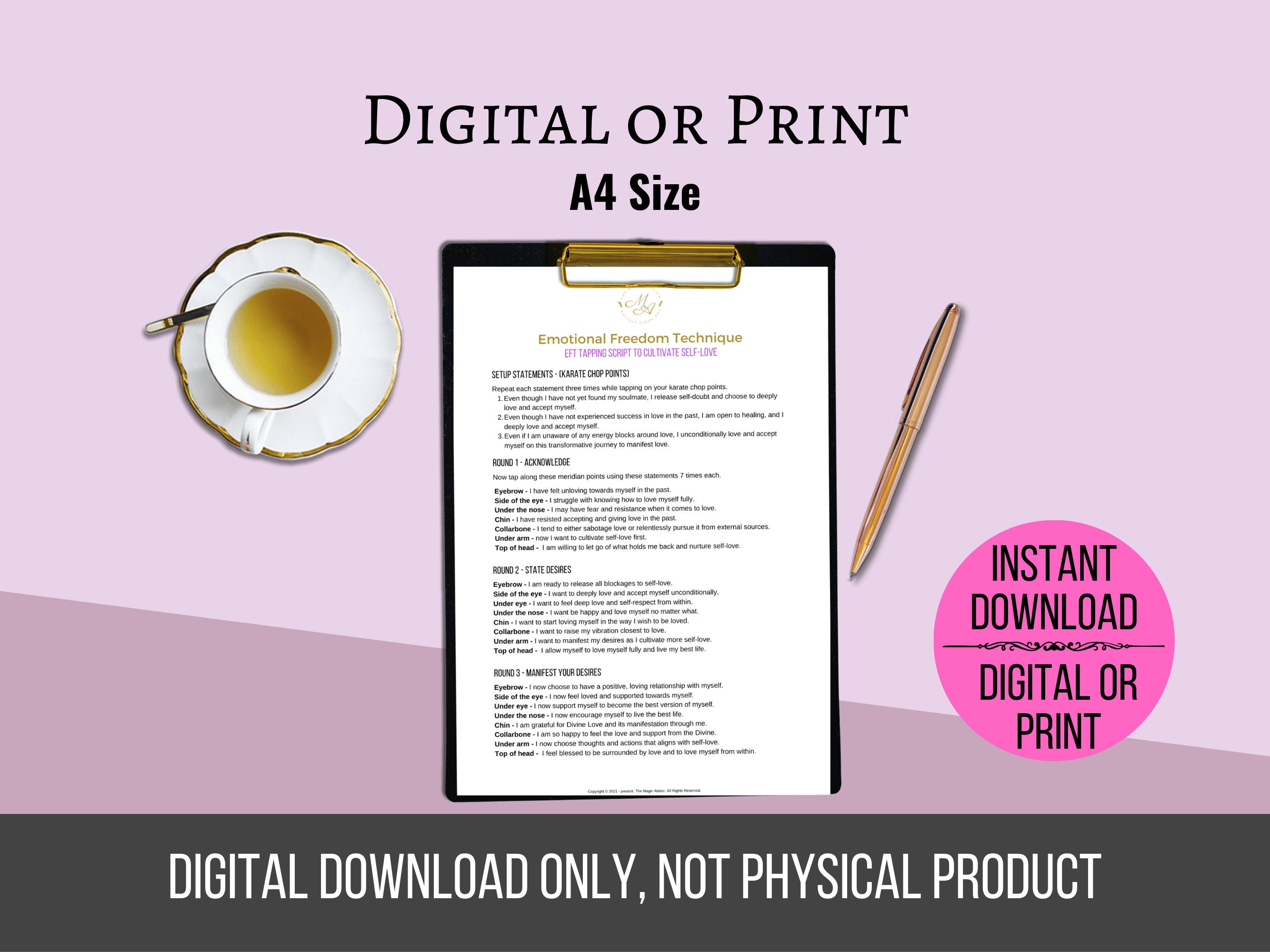 EFT Tapping Scripts Printable Soulmate Affirmations Romance - Etsy