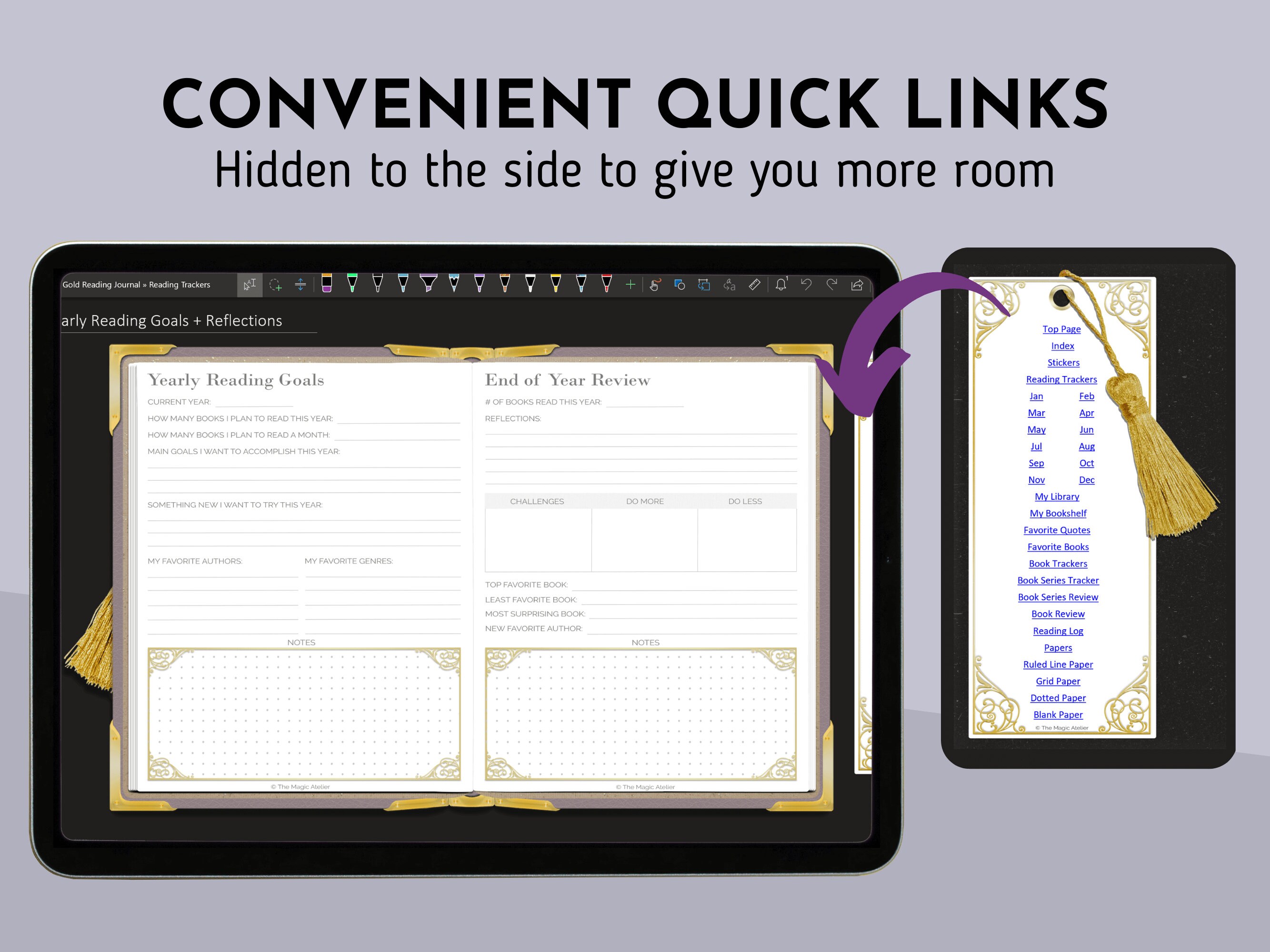 Onenote Digital Journal Onenote Reading Digital Journal Onenote Book ...