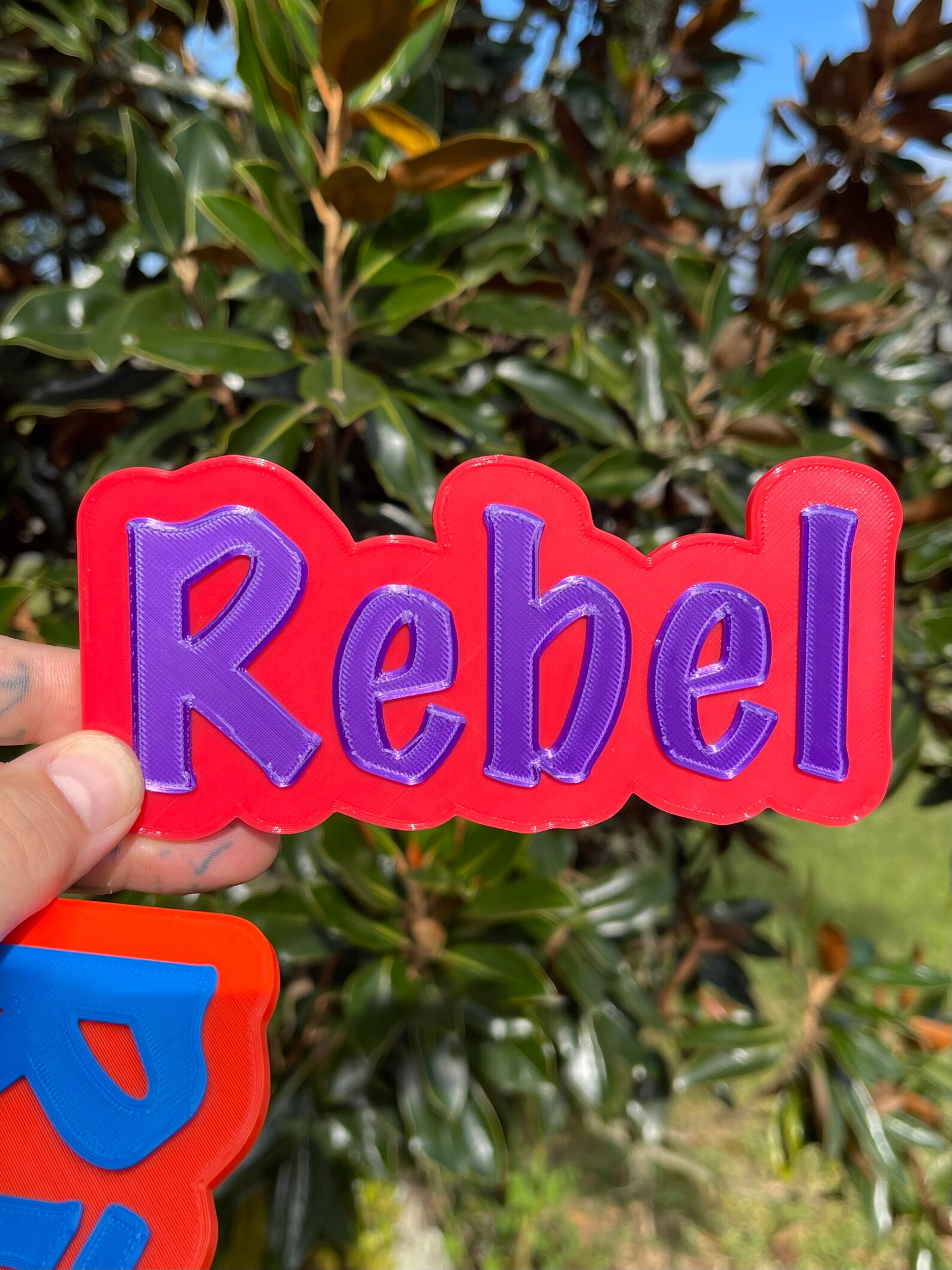 Personalized Two-tone Magnet | Custom 3D Printed Name - Etsy