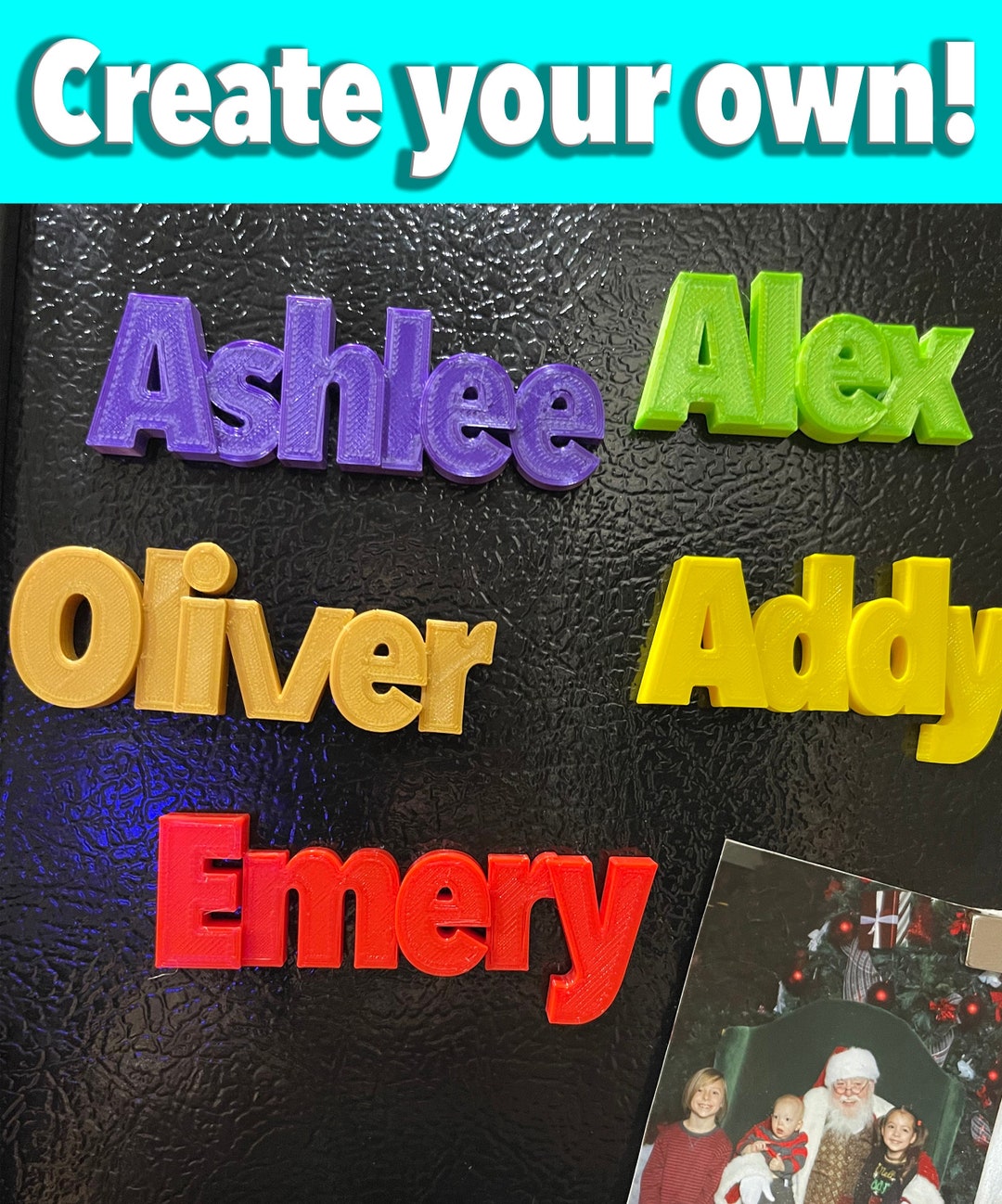 Personalized Name Magnets Customized Fridge Magnets Unique Party Bag ...