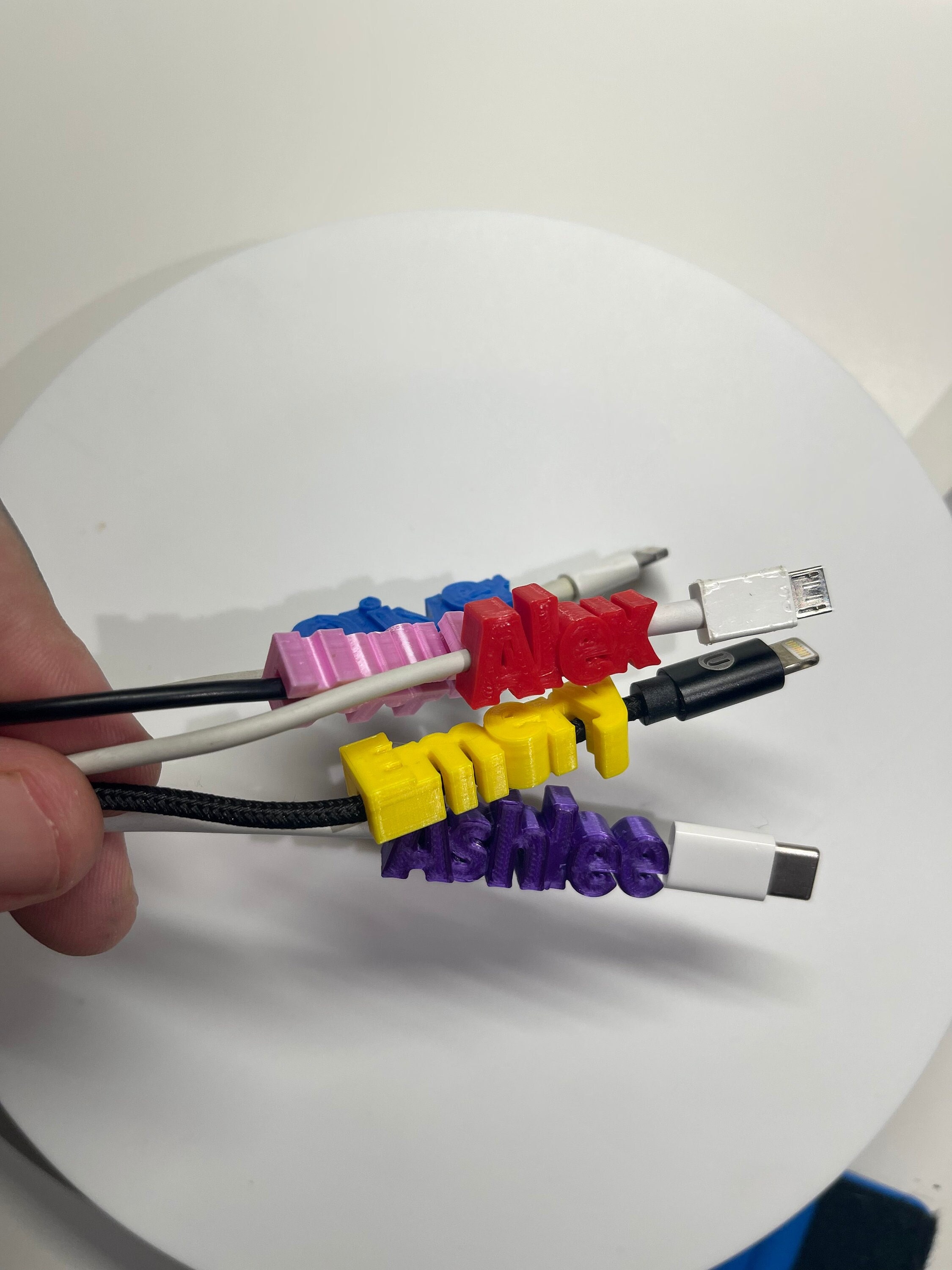 Personalized Charging Cord Name Tag for Iphone & Android / - Etsy Canada