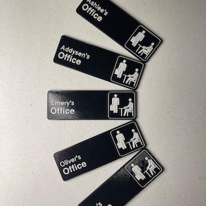 Customizable Office Door Sign - Etsy