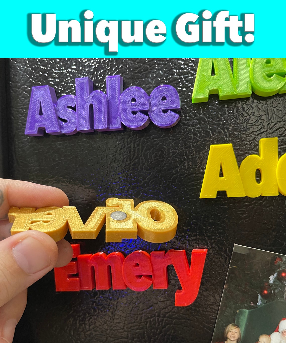 Personalized Name Magnets Customized Fridge Magnets Unique - Etsy