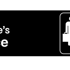 Customizable Office Door Sign - Etsy