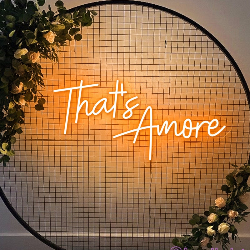 That's Amore Sign - Etsy