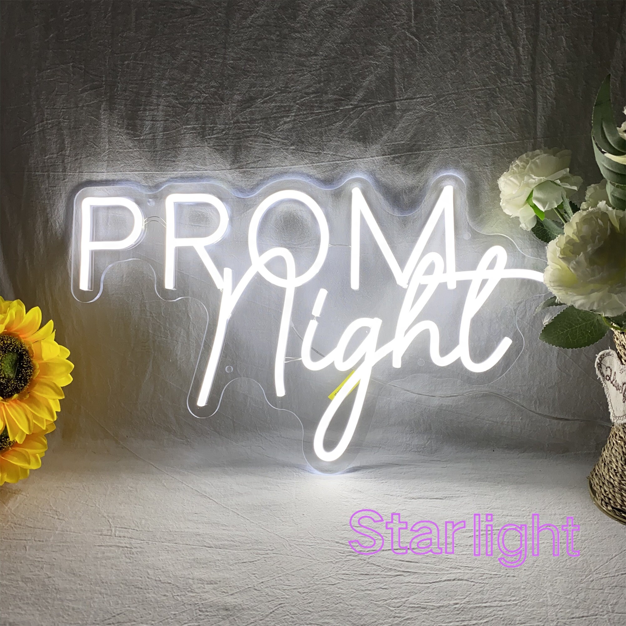 Prom Night Neon Sign, Custom Prom Decor Neon, Prom 2024 Graduation ...