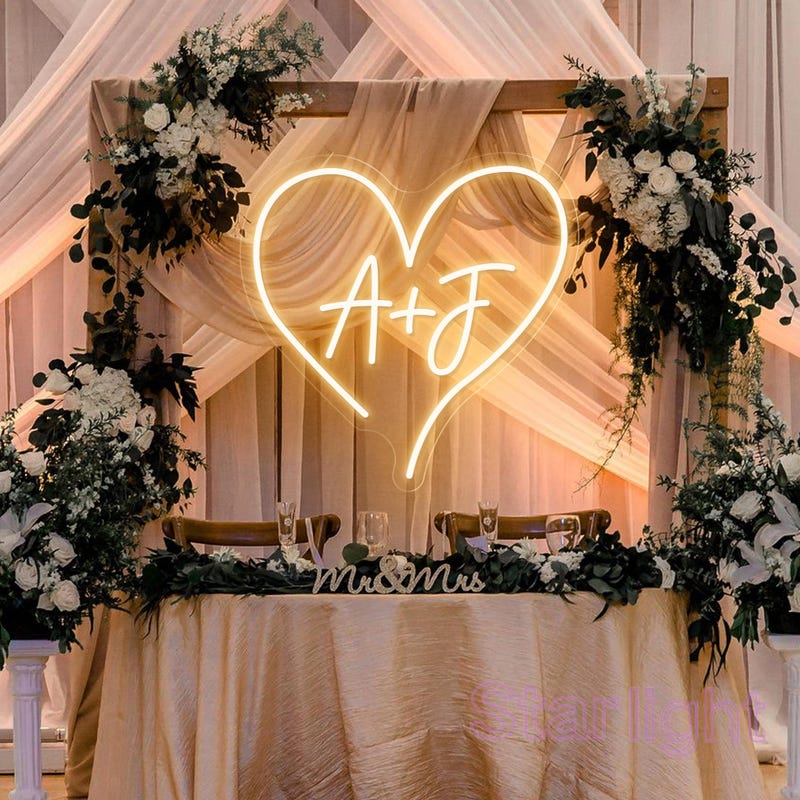 Neon Wedding Sign - Etsy