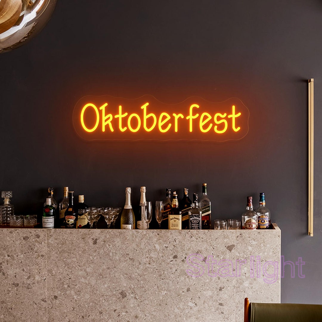 Oktoberfest Neon Sign, Custom Oktoberfest Led Light Sign, Oktoberfest ...
