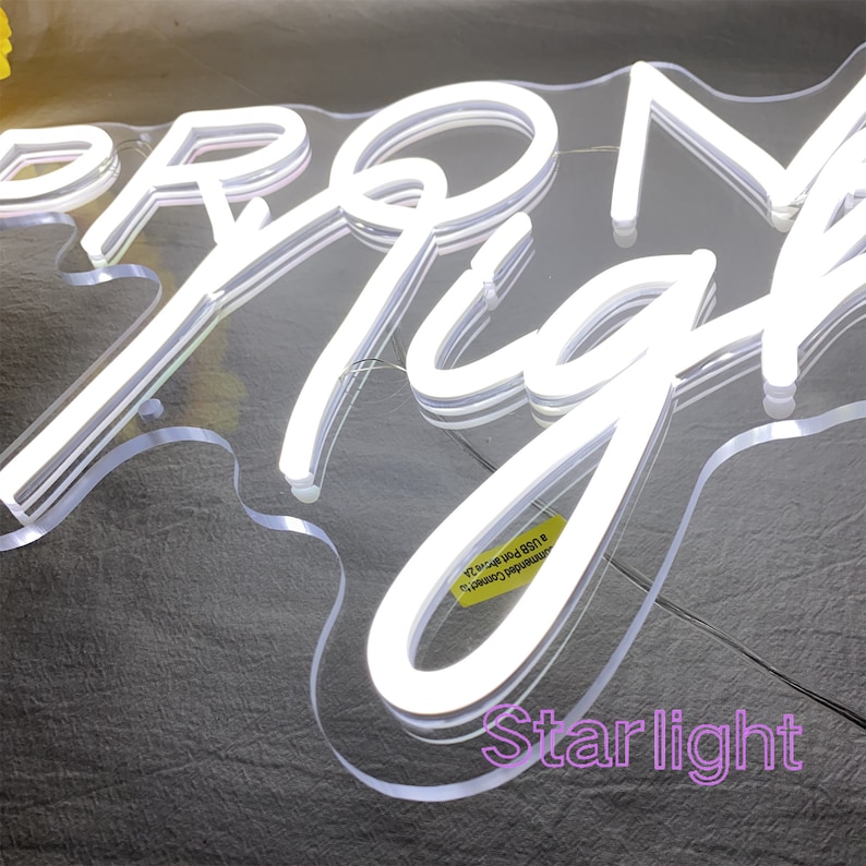 Prom Night Neon Sign, Custom Prom Decor Neon, Prom 2024 Graduation ...