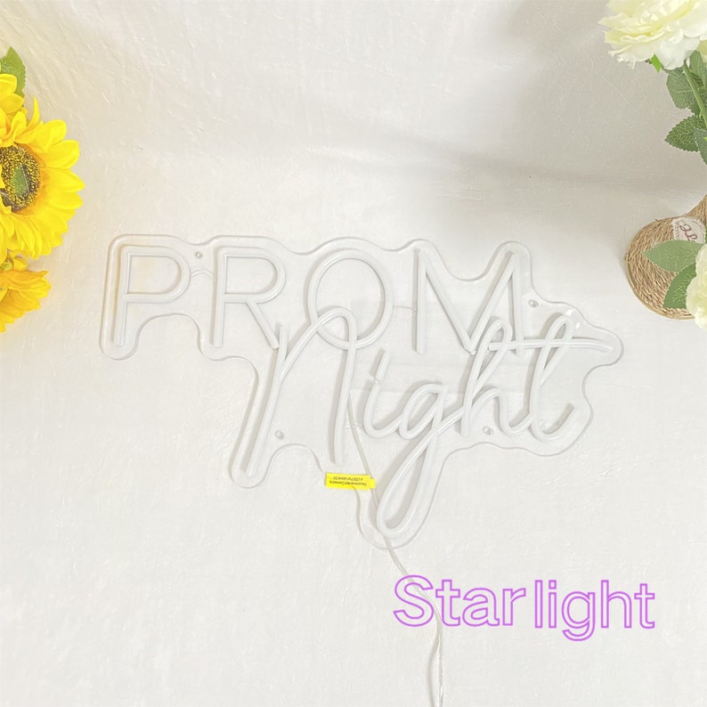 Prom Night Neon Sign, Custom Prom Decor Neon, Prom 2024 Graduation ...