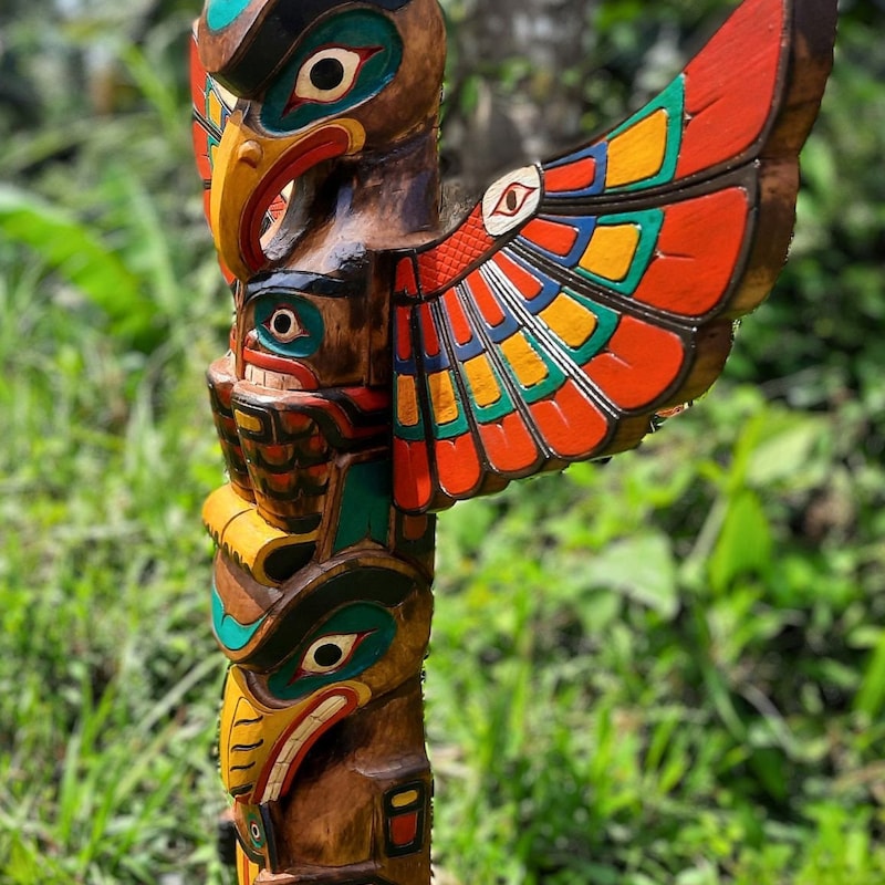 Totem Pole Art Carvings - Etsy