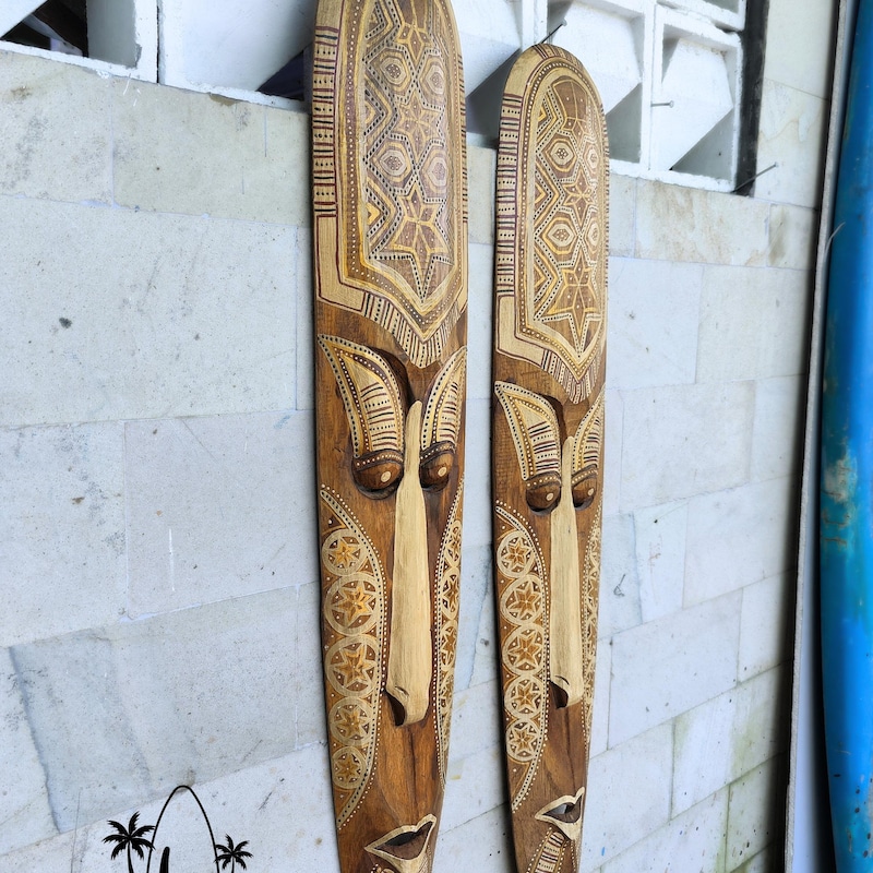 Large Tribal Wall Mask - Etsy UK