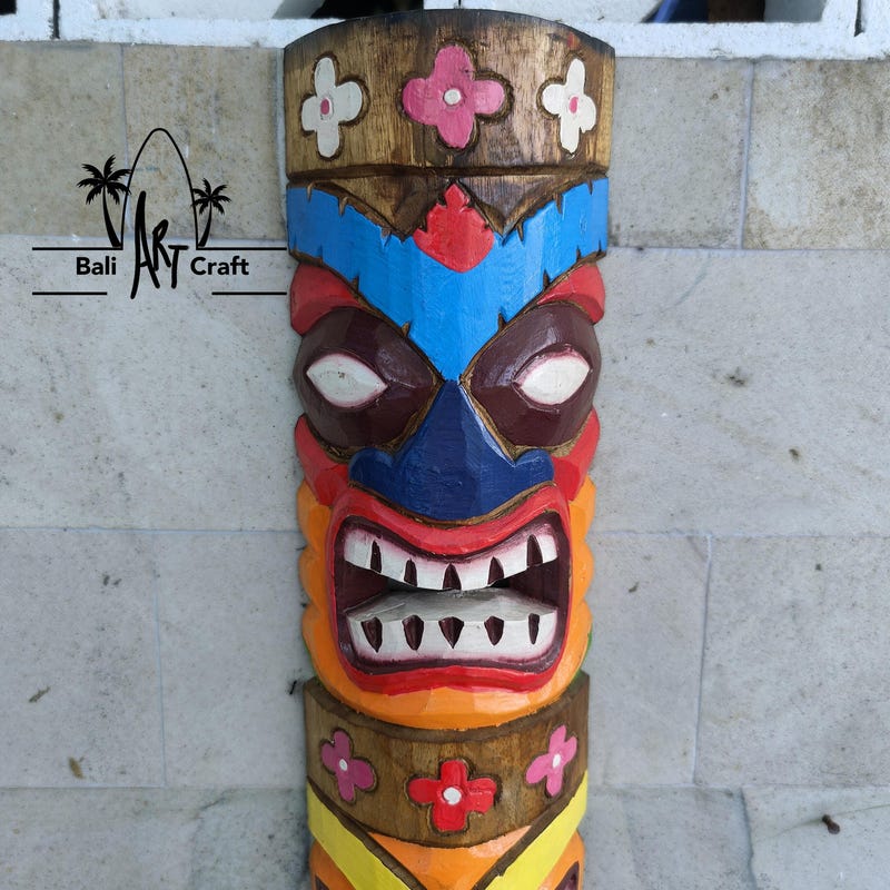 Colorful Wall Totem - Etsy
