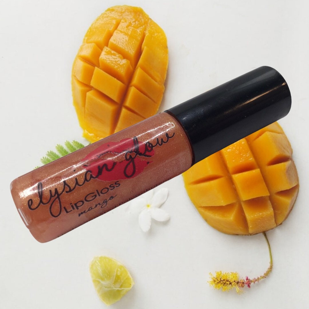 Lip Gloss, Mango, Natural Moisturizer, Elysianglow - Etsy