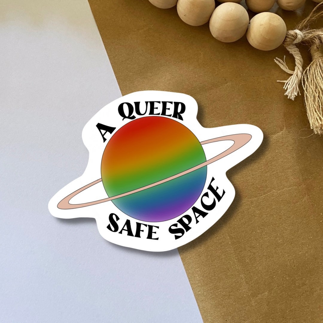 A Queer Safe Space LGBTQIA Pride Month Equality Queer - Etsy