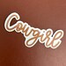 Cowgirl Sticker - Country - Western - Country Girl - Die Cut Sticker ...