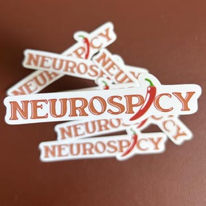 Neurospicy Sticker - Mental Health Awareness - Neurodiversity ...