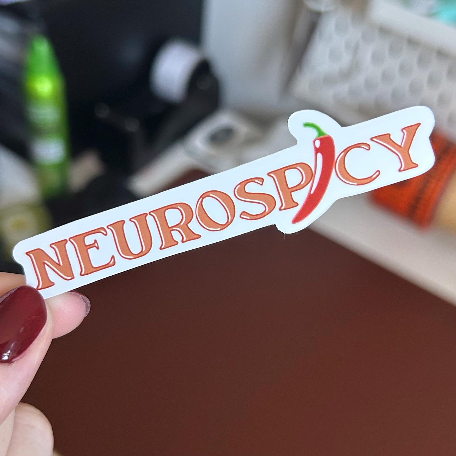 Neurospicy Sticker - Mental Health Awareness - Neurodiversity ...