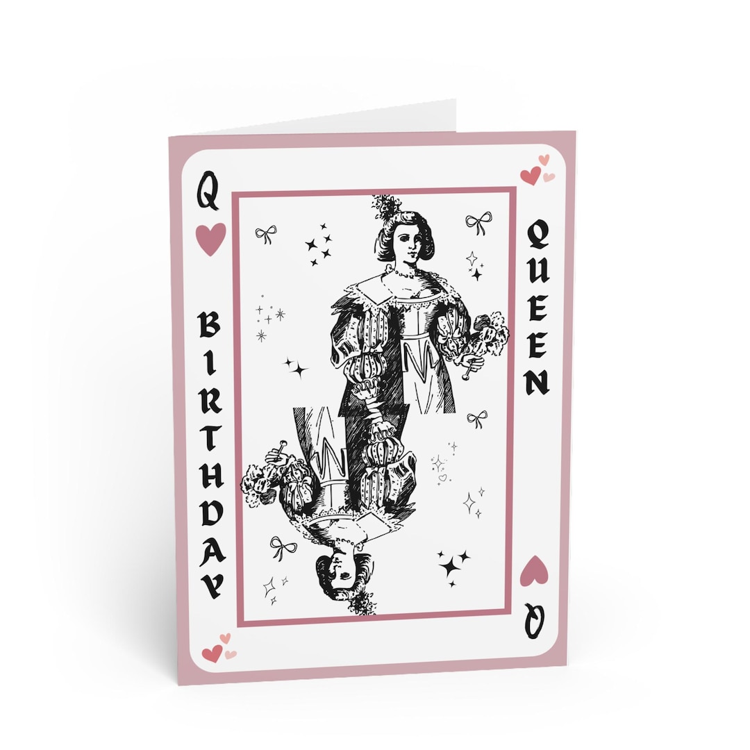 Birthday Queen Greeting Card | Fun Birthday Card, Celebration Card ...