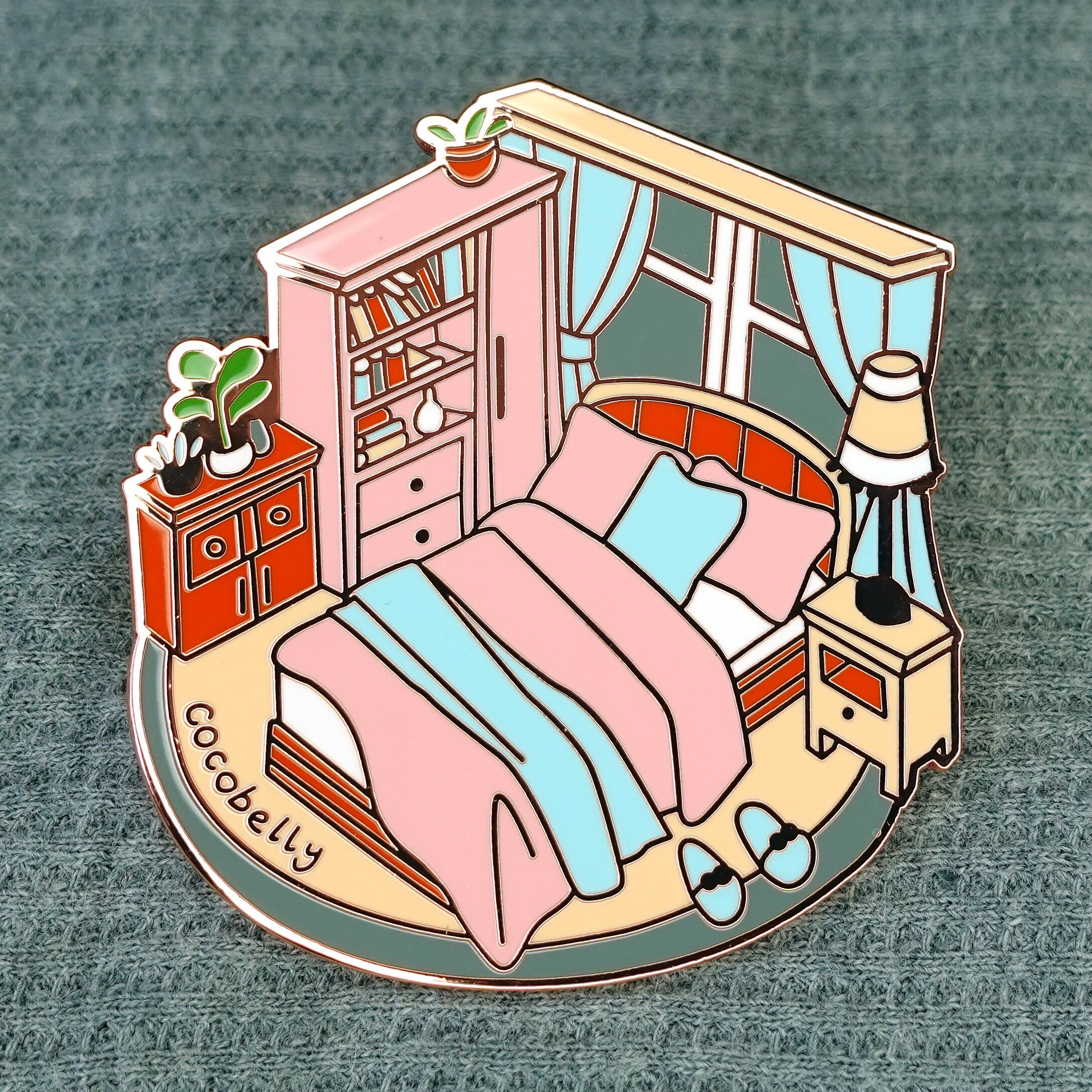 Dream Room Hard Enamel Pin - Etsy