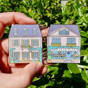 Cocobelly Dollhouse Hinged Enamel Keychain - New Edition - Etsy