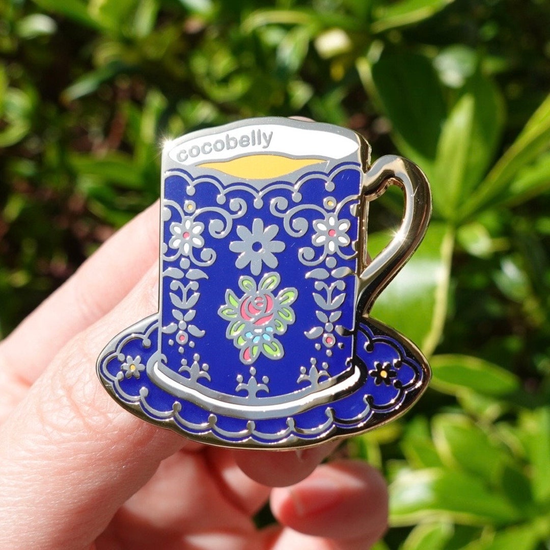 Royal Cup Hard Enamel Pin Magnet Keychain Charm - Etsy