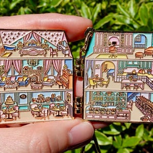 Cocobelly Dollhouse Hinged Enamel Keychain - New Edition - Etsy