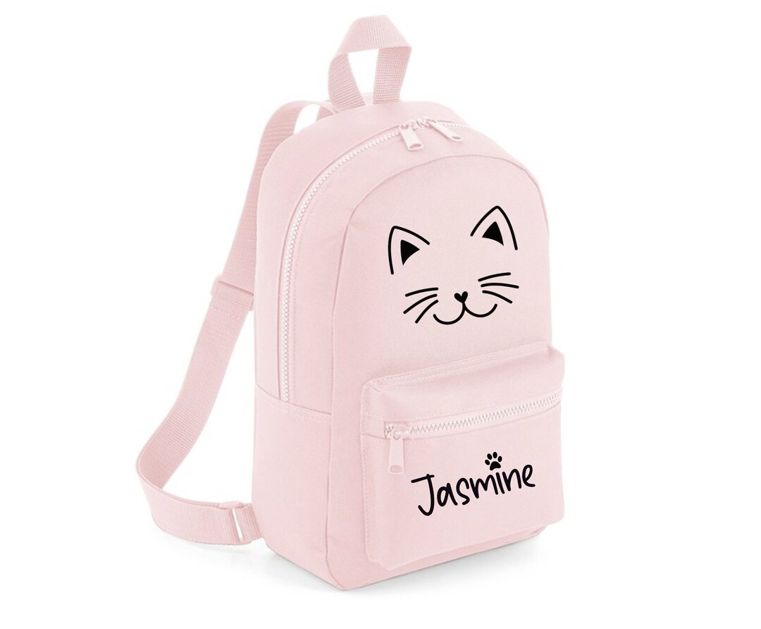 Personalised Children's Rucksack Backpack Baby Pink Girls Boys Nursery ...