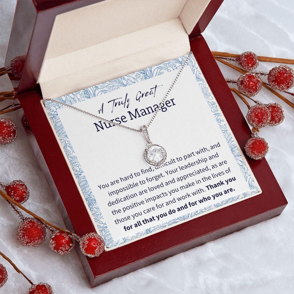 Nurse Manager Gift, Nurse Manager Necklace, Retiring Nurse Manager Gift ...