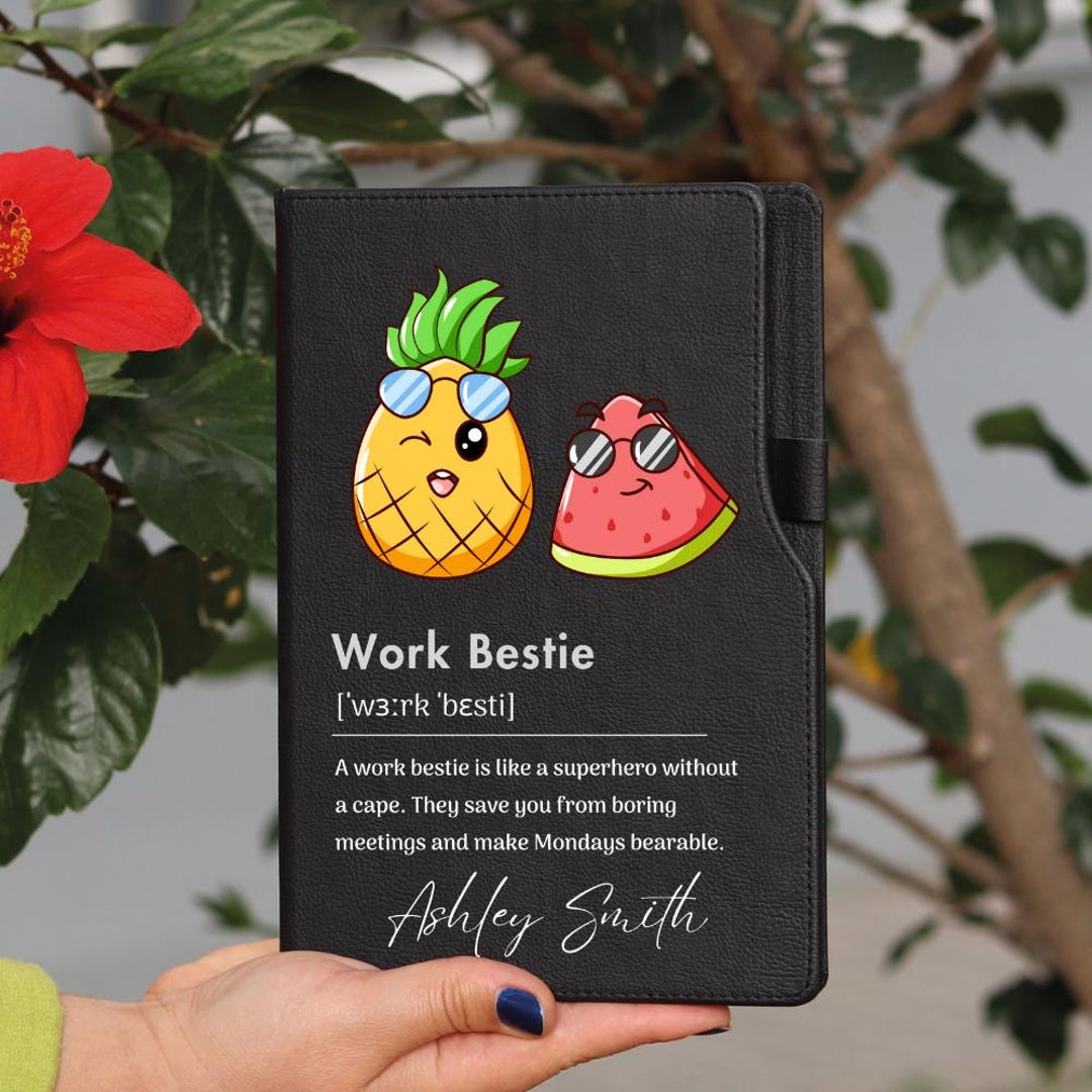 Funny Work Bestie Notebook, Work Bestie Christmas Gift, Work Bestie New ...