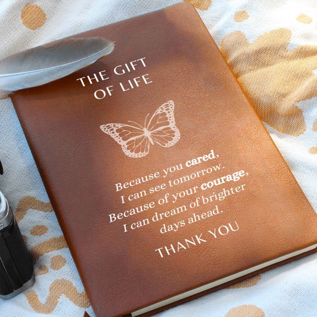 Organ Donor Thank You Gift Gift of Life Journal Graphic - Etsy