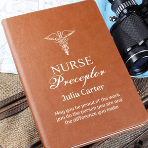 Nurse Preceptor Gift, Nurse Preceptor Thank You Card, Preceptor Journal ...