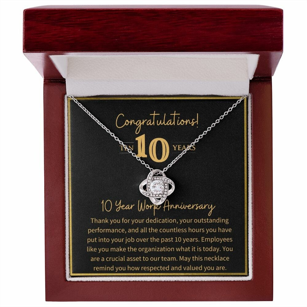 10th Work Anniversary 10 Year Job Anniversary Gift 10 Years - Etsy
