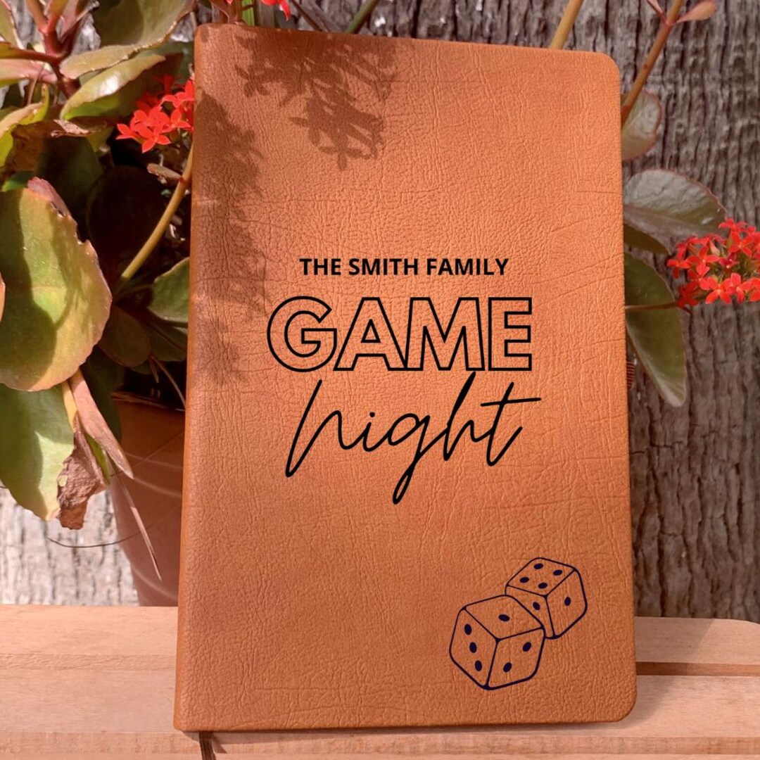 Game Night Score Notebook, Board Game Lover Gifts, Family Game Night ...
