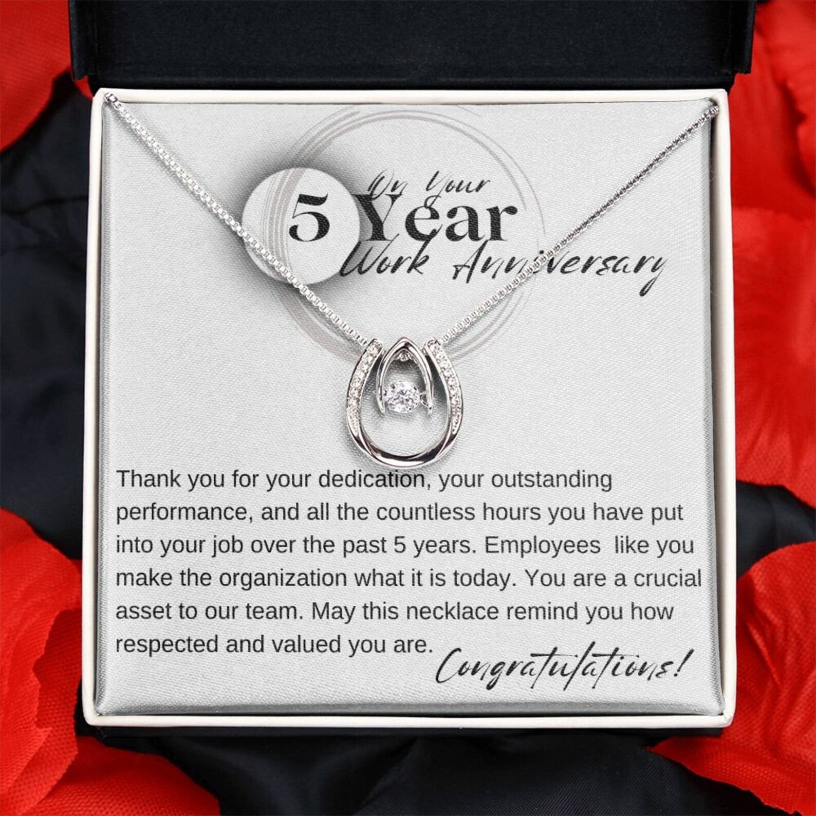 5th Year Work Anniversary Employee, Five Year Work Anniversarty ...