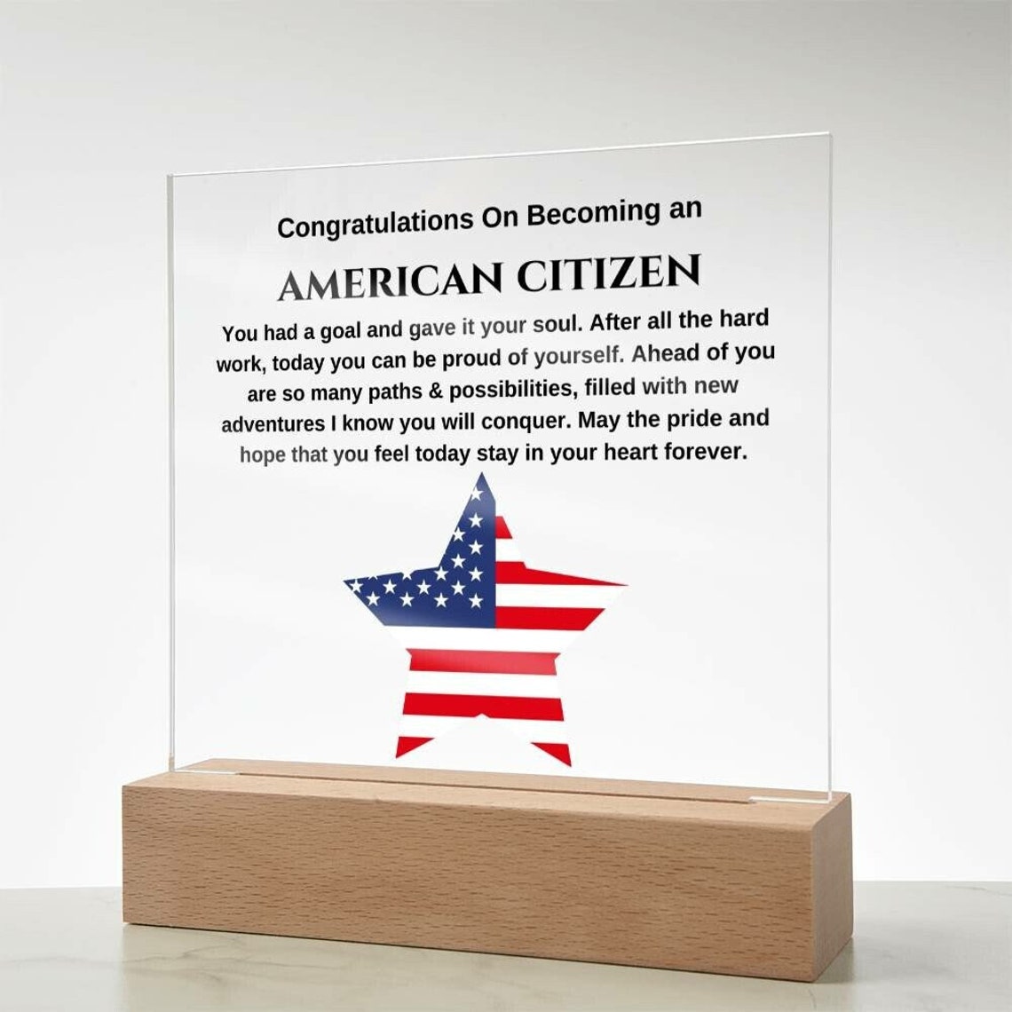 New American Citizen Gift, American Citizenship Gift, Citizenship ...