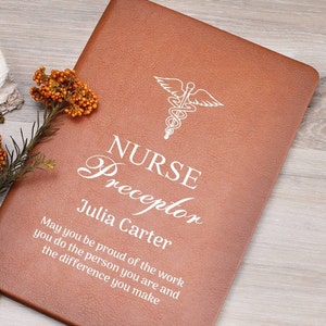 Nurse Preceptor Gift, Nurse Preceptor Thank You Card, Preceptor Journal ...