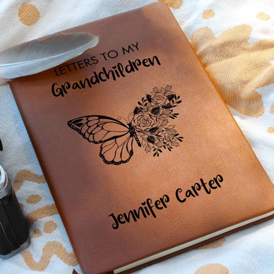 Grandchildren Memory Book, Letters to Grandkids, Keepsake Grandchildren ...