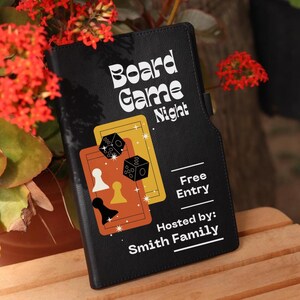 Board Game Night Score Notes, Family Gaming Scores, Board Game Lover ...