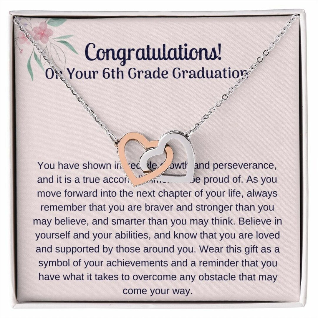 6th Grade Graduation Elementary School Graduation Gift for - Etsy