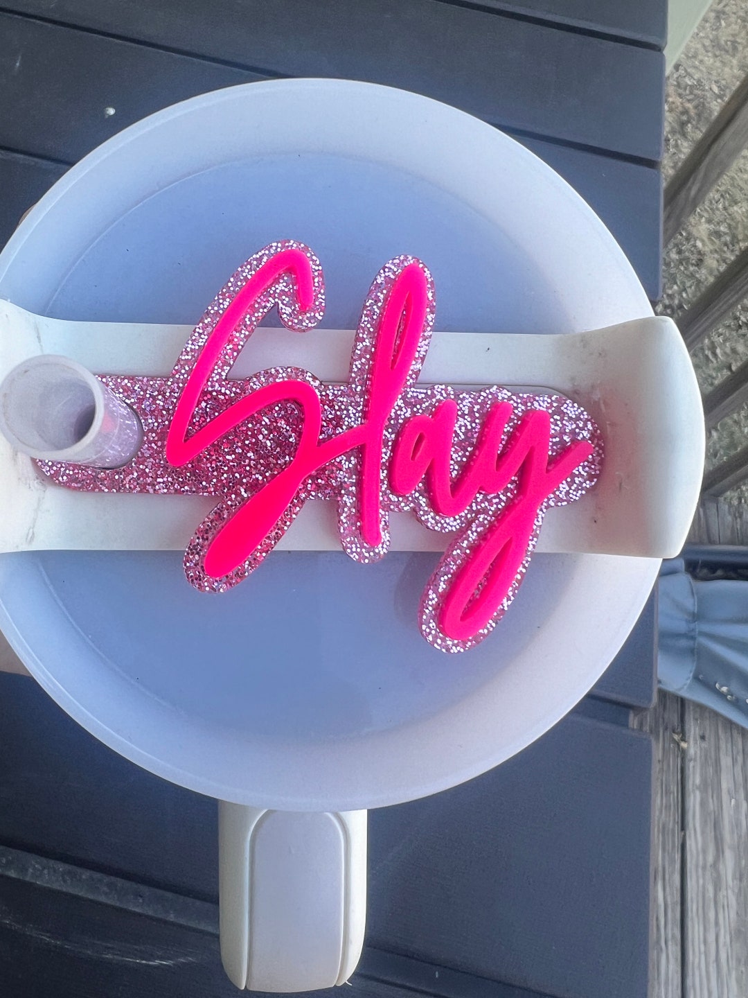 Personalized Stanley Topper, Stanley Name Plate, Stanley Cup ...