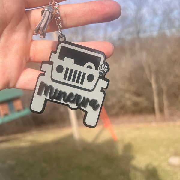 Jeep Key Chain - Etsy
