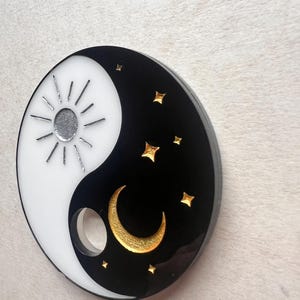 Yin and Yang Yeti Topper | Unique Balance Decor | Perfect for Parties ...