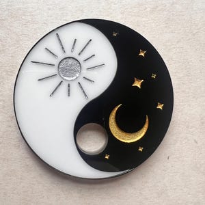 Yin and Yang Yeti Topper | Unique Balance Decor | Perfect for Parties ...